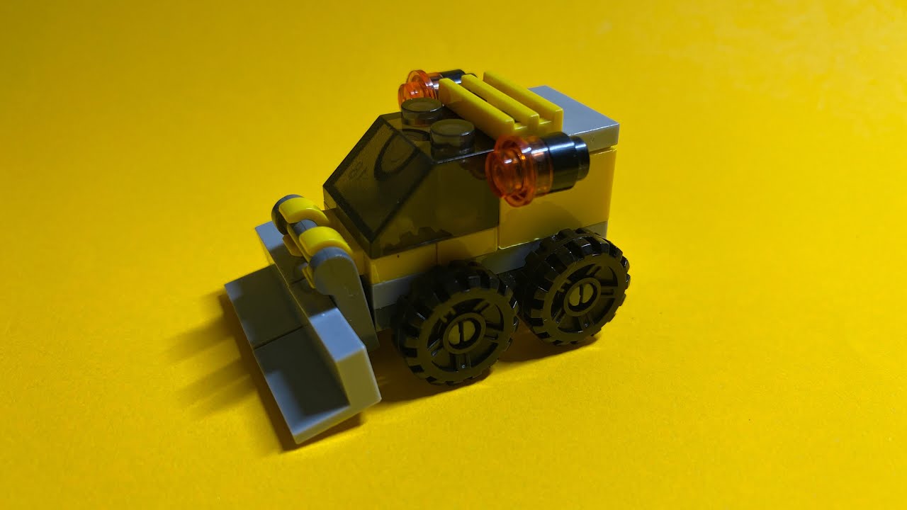 Lego construction vehicles part 1 - BULDOZER (tutorial) - YouTube