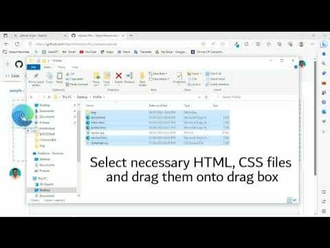 How to publish your Web page on github - YouTube