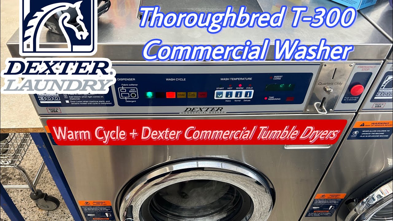 Dexter Thoroughbred T-300 - Warm Cycle @ Geo Laundromat, Austin, Texas ...