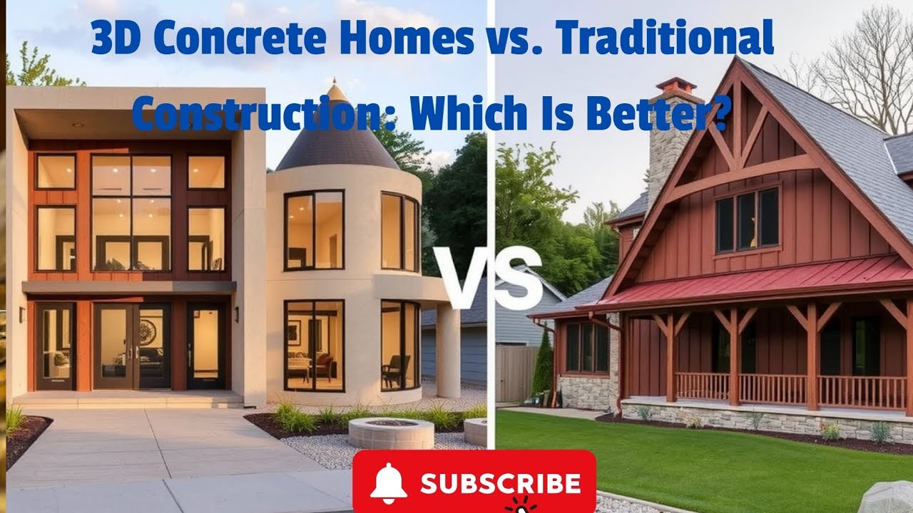 3D Concrete Homes vs. Traditional Construction: Which Is Better? - YouTube