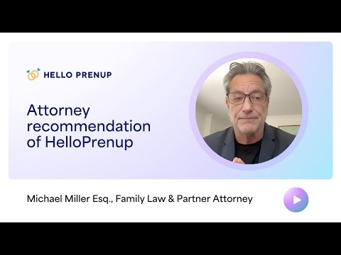 Michael Miller, Family Attorney – HelloPrenup Review - YouTube