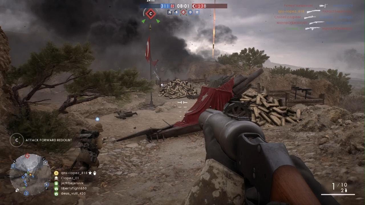 Battlefield 1 infiltrator kit - YouTube