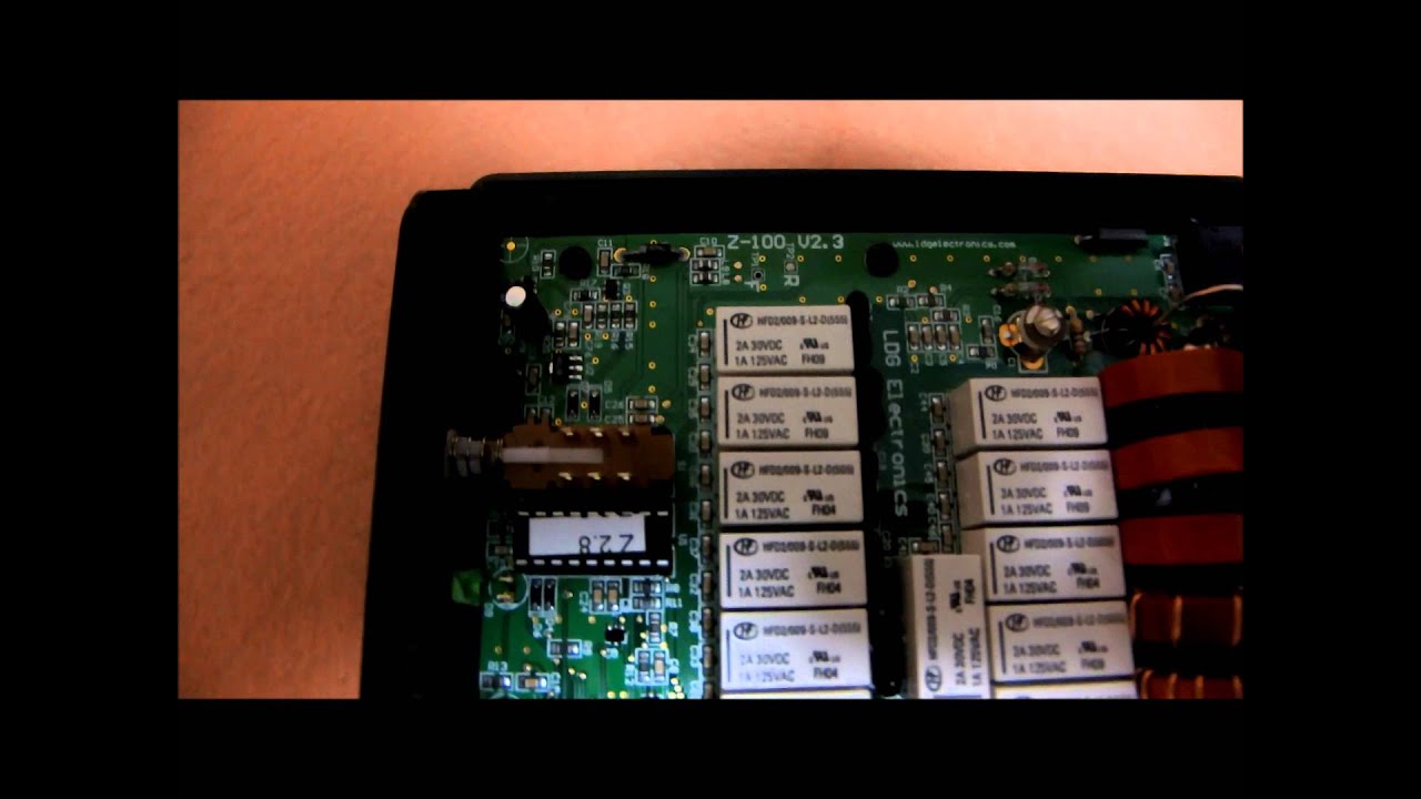 LDG Z-100 Automatic Antenna Tuner - YouTube
