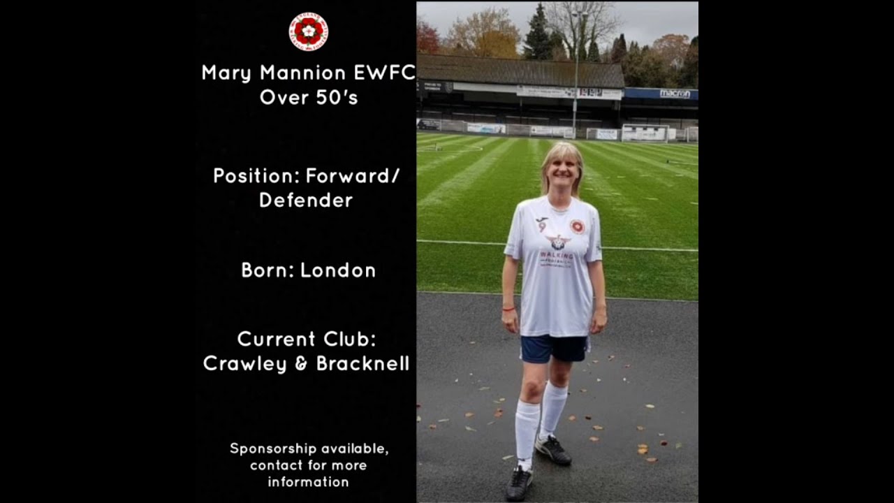 Mary Mannion EWFC Over 50s Women - YouTube