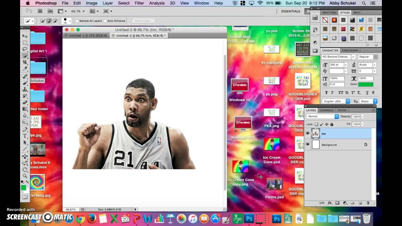 Andy Warhol-Inspired Photoshop Project Part One - YouTube