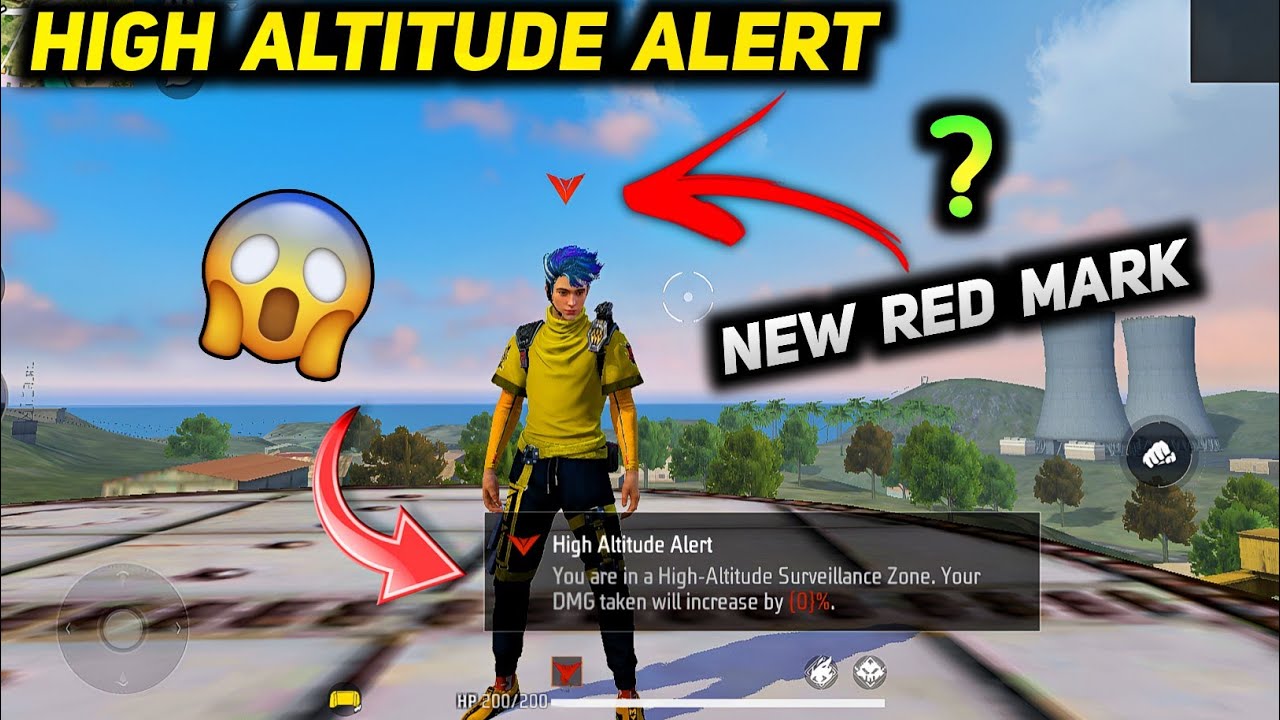 New Red Mark - High Altitude Alert Free Fire | What is High Altitude ...
