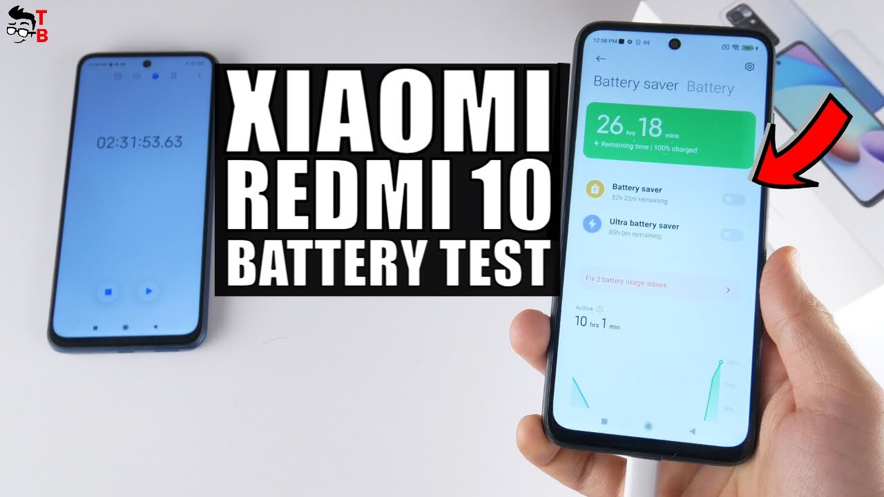 Xiaomi Redmi 10 - Battery Drain Test & Charging Time (4/5) - YouTube
