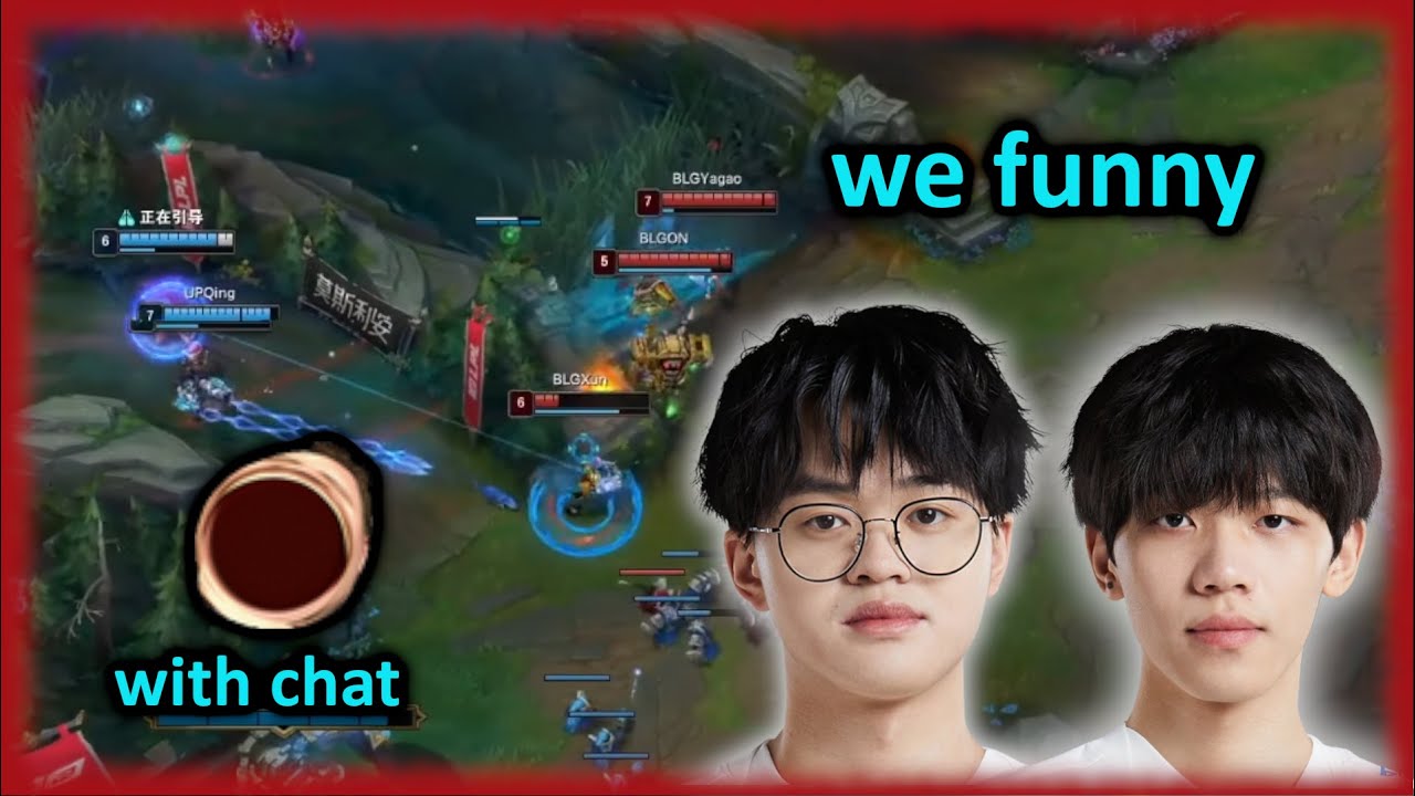 BLG Xun and ON makes casters laugh hysterically | UP vs BLG | LPL ...