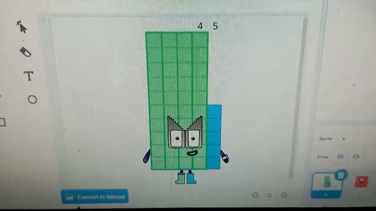 Numberblock 45 Sing I'm blue da ba dee da ba die - YouTube