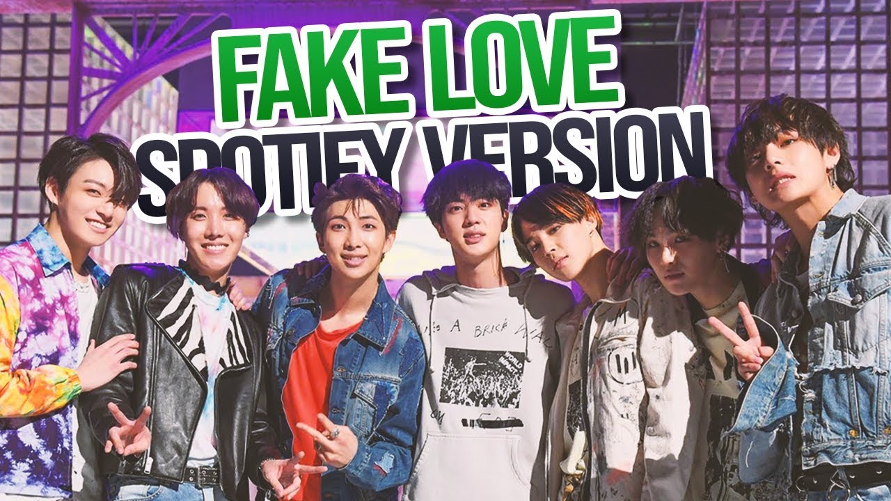 BTS (방탄소년단) 'FAKE LOVE' Spotify Version - YouTube