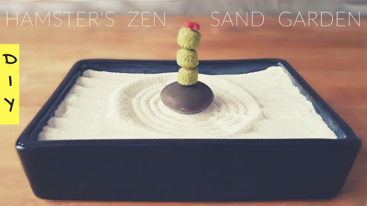 Hamster Sand Box Japanese Zen Garden Style DIY - YouTube