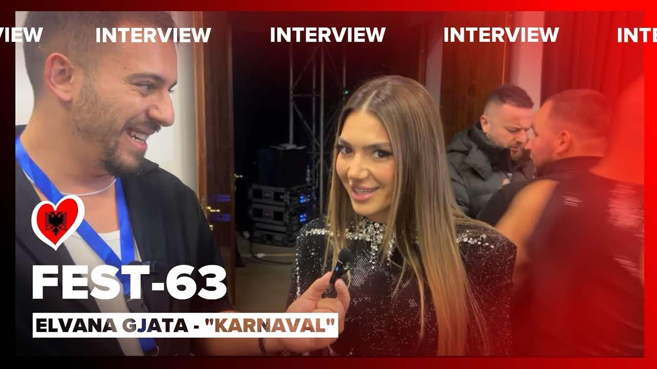 Interview with Elvana Gjata (Karnaval) Festivali i Këngës 63 ...