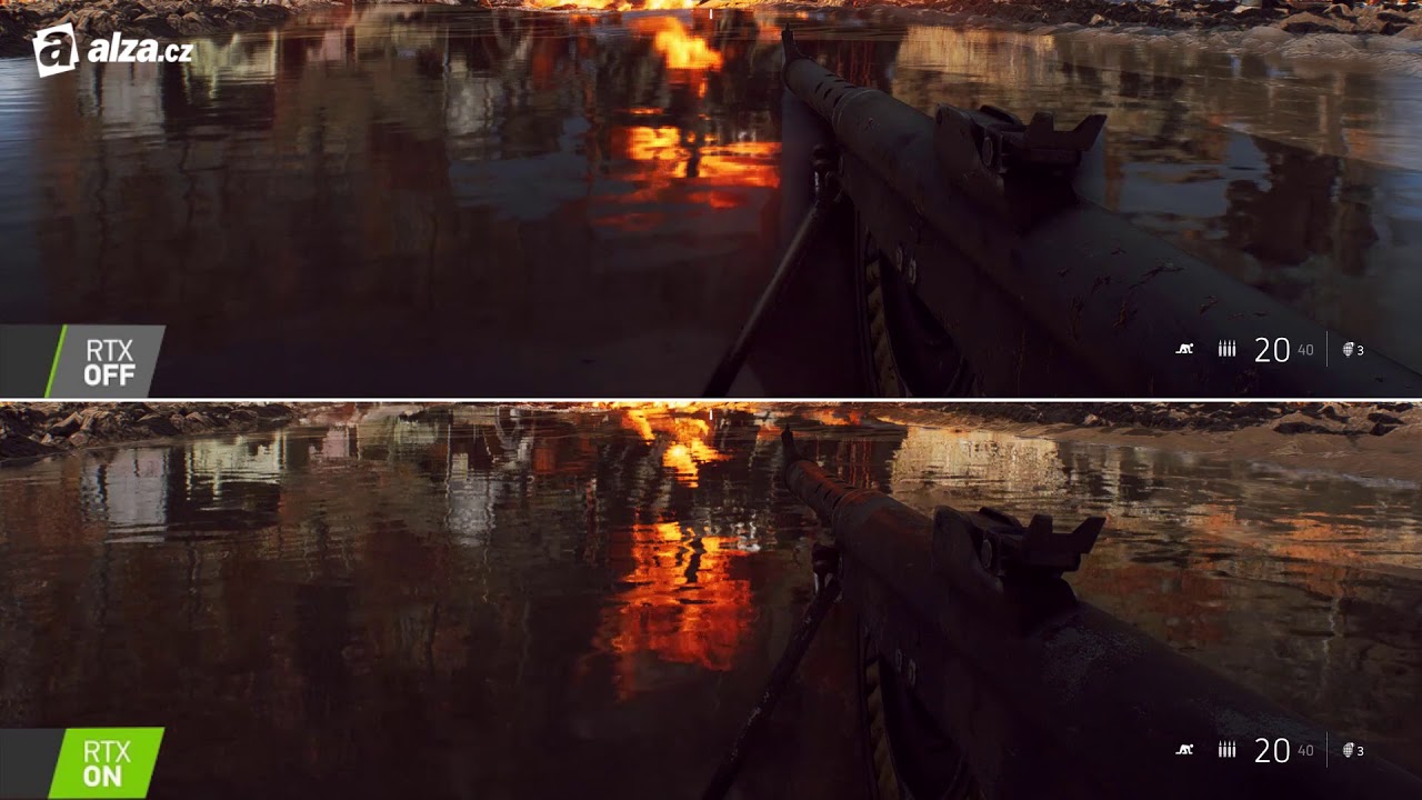 Battlefield V - Raytracing ON/OFF (Scene 1) - YouTube