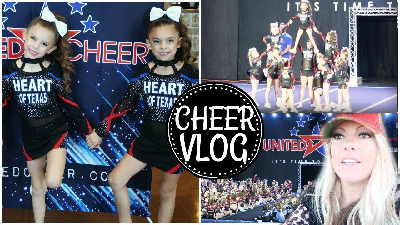 FIRST ALL STAR CHEER COMPETITION | CHEERLEADER TWIN MOM VLOG - YouTube