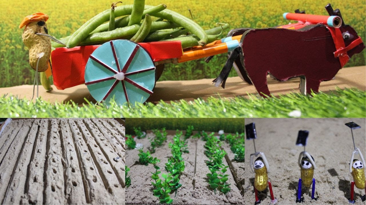 Most creative DIY mini tractor Orange Farming | science project - YouTube