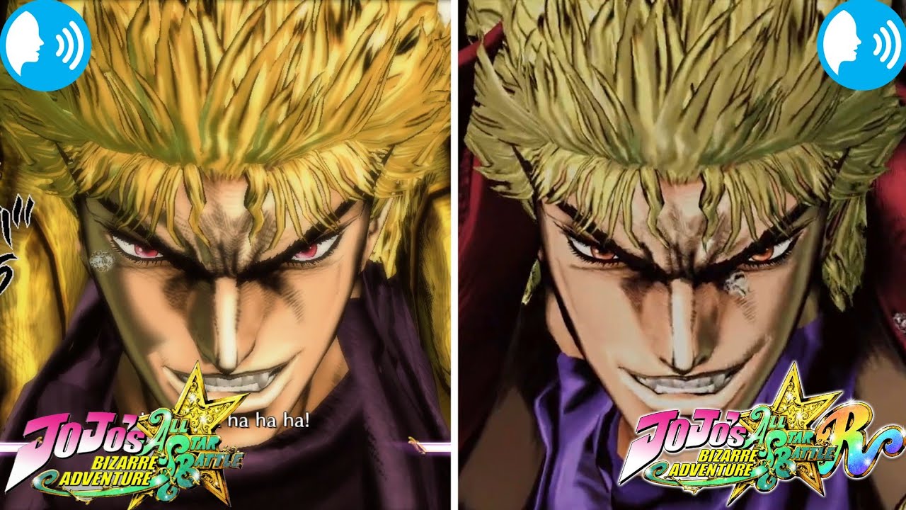 Dio Brando Old Voice VS New Voice Comparison-JoJo's Bizarre Adventure ...