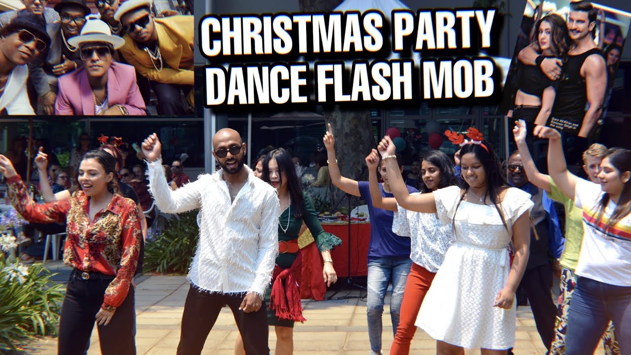 I did a Dance Flash Mob at my Christmas Work Party [REACTION] - YouTube