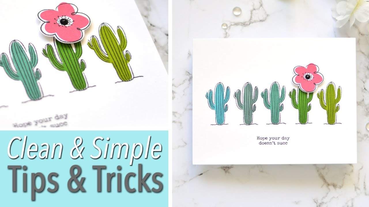 How to Create Clean & Simple Cards - It's Easy! - YouTube