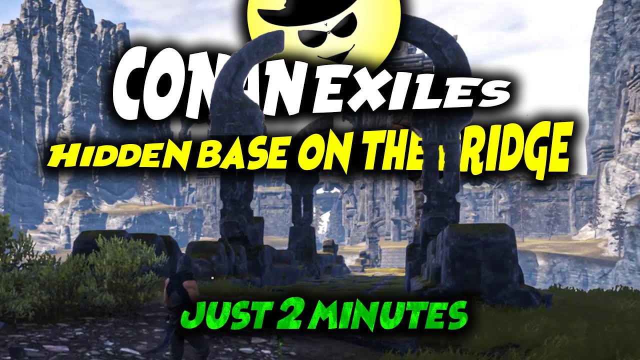 Hidden base on the bridge | Conan Exiles Isle of Siptah - YouTube