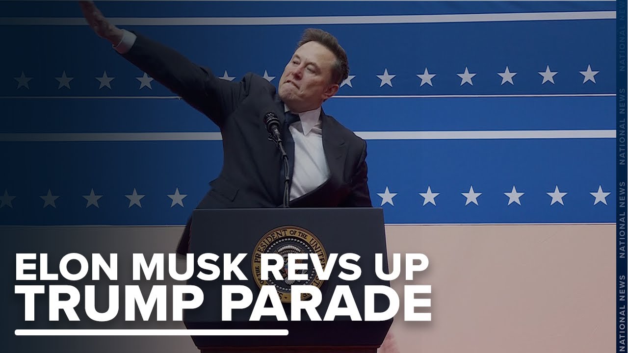 Elon Musk salutes crowd, Trump at Capital One Arena - YouTube