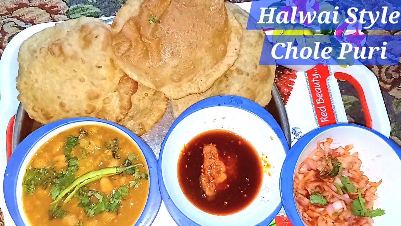 Chole Puri Recipe I Kabuli Chana Masala Puri Puri Chole I Quick ...