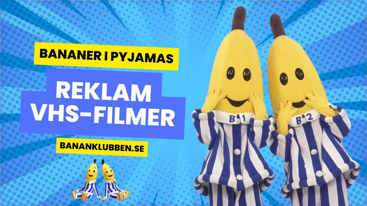 Bananer i pyjamas - VHS-reklam (1998/1991) - YouTube