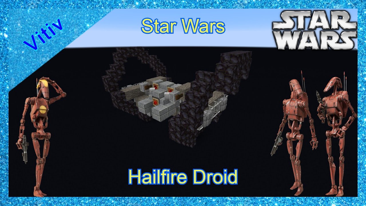 Star Wars IG-227 Hailfire-Class Droid Tank in Minecraft - Tutorial ...