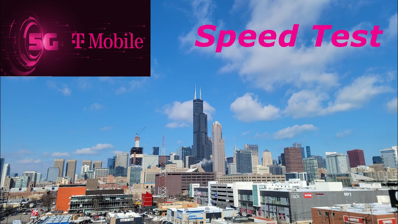Downtown Chicago T-Mobile 5G Speed Test - YouTube
