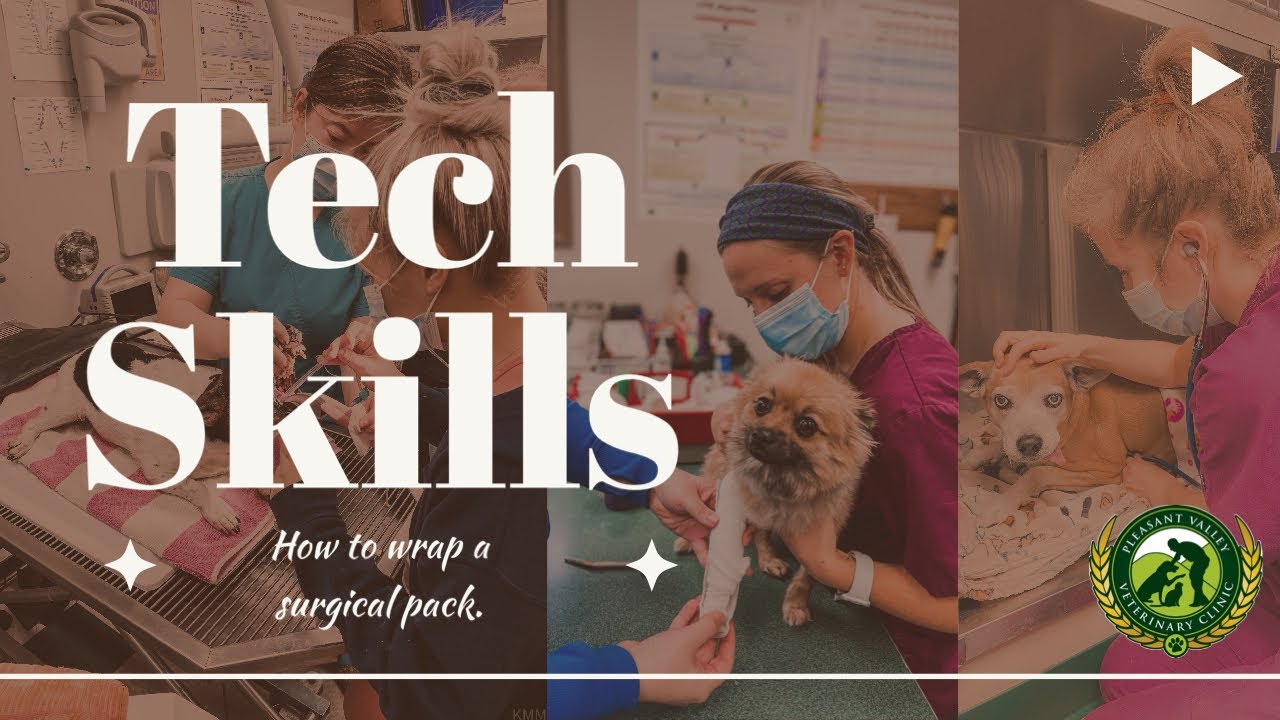 How To: Wrap a surgical pack, veterinary edition. - YouTube