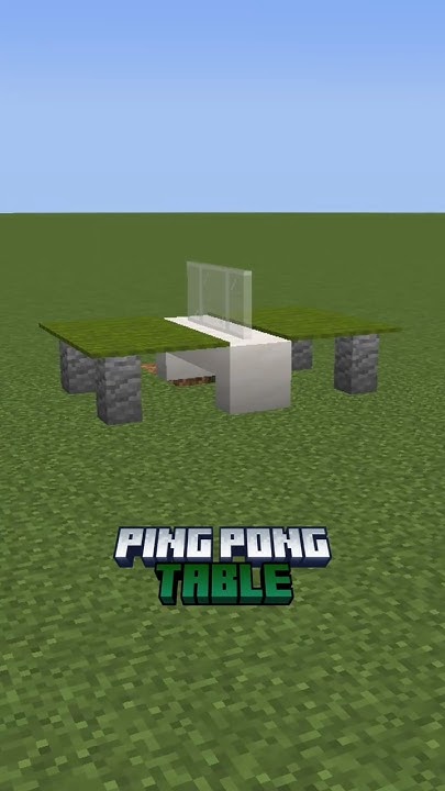 Ping pong Table Tutorial! Follow for DAILY Minecraft Content! # ...