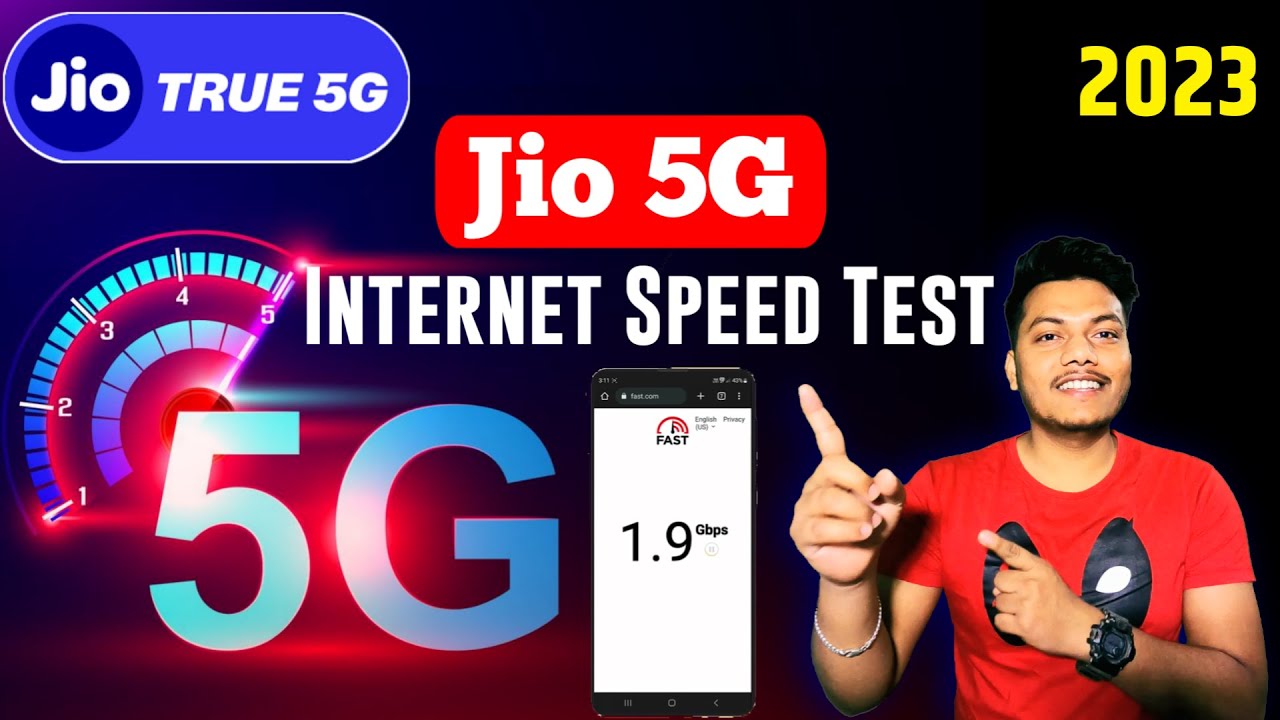 Jio True 5G Internet Speed Test | Mobile me Internet Speed kaise Check ...