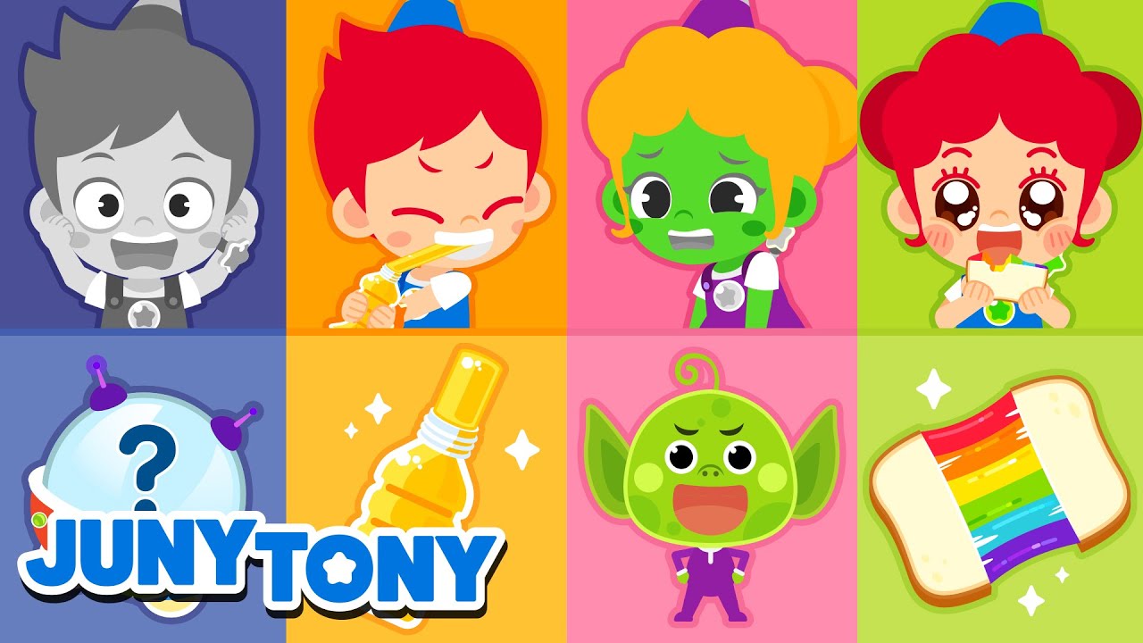 Lagu Anak Anak | Lagu Warna | Kartun Anak | JunyTony Bahasa Indonesia ...