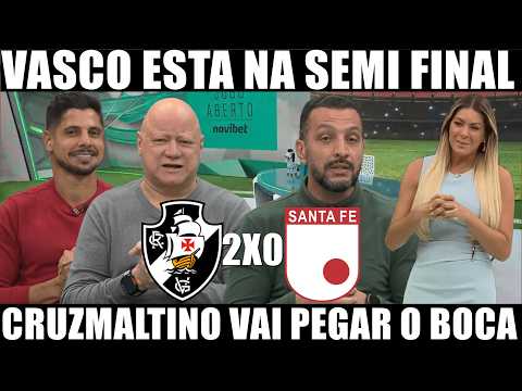 🖤RENATA FAN E CICINHO DEBATEM VASCO 2 X 0 SANTA FE PELA SUL-AMERICANA! CRUZMALTINO ESTÁ NA SEMIFINAL