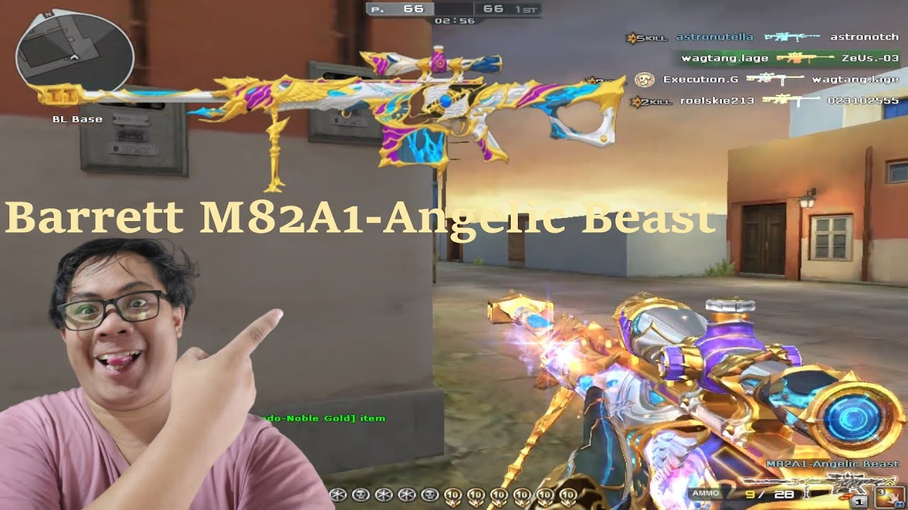 CROSSFIRE PHILIPPINES: Barrett M82A1-Angelic Beast (Lapis Lotto) - YouTube