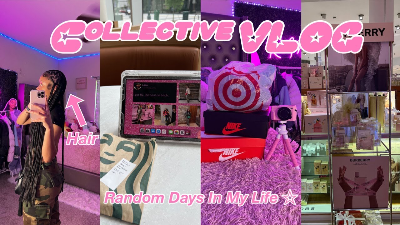 COLLECTIVE VLOG☆ | hair appointment, practice, shoe haul, friends etc ...