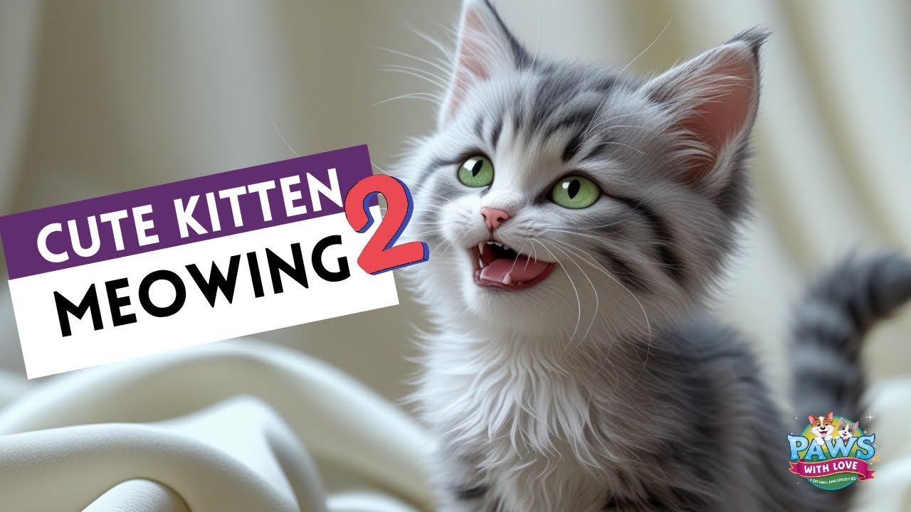 Cute Kitten Meowing / Kittens Meowing / High Quality Kitten Meowing ...