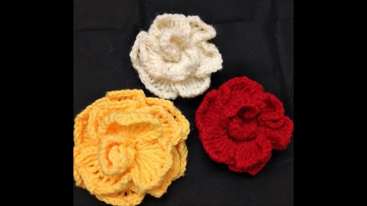Crochet Rose - Stitch and Crochet - YouTube