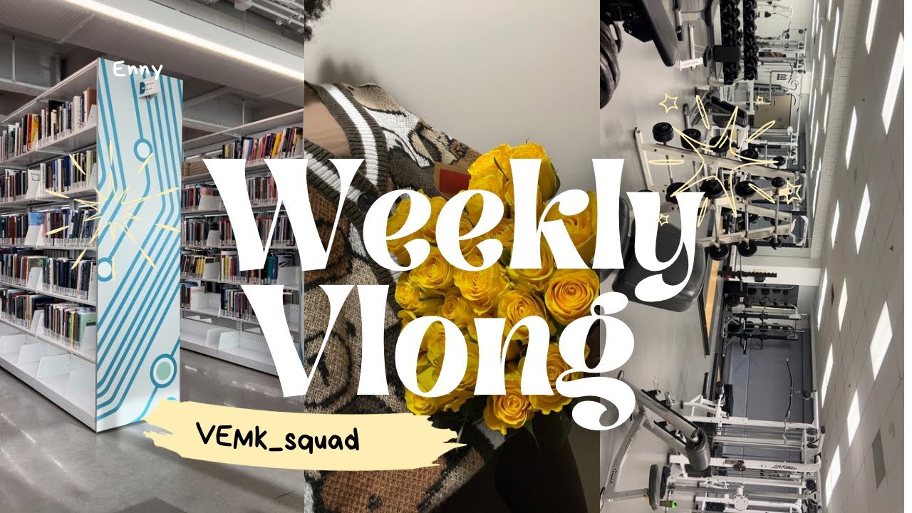 WEEKLY VLONG: UNI Diaries💐, gym, library 📚 - YouTube
