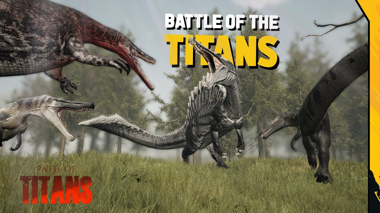 BATTLE OF THE TITANS - Path of Titans - YouTube