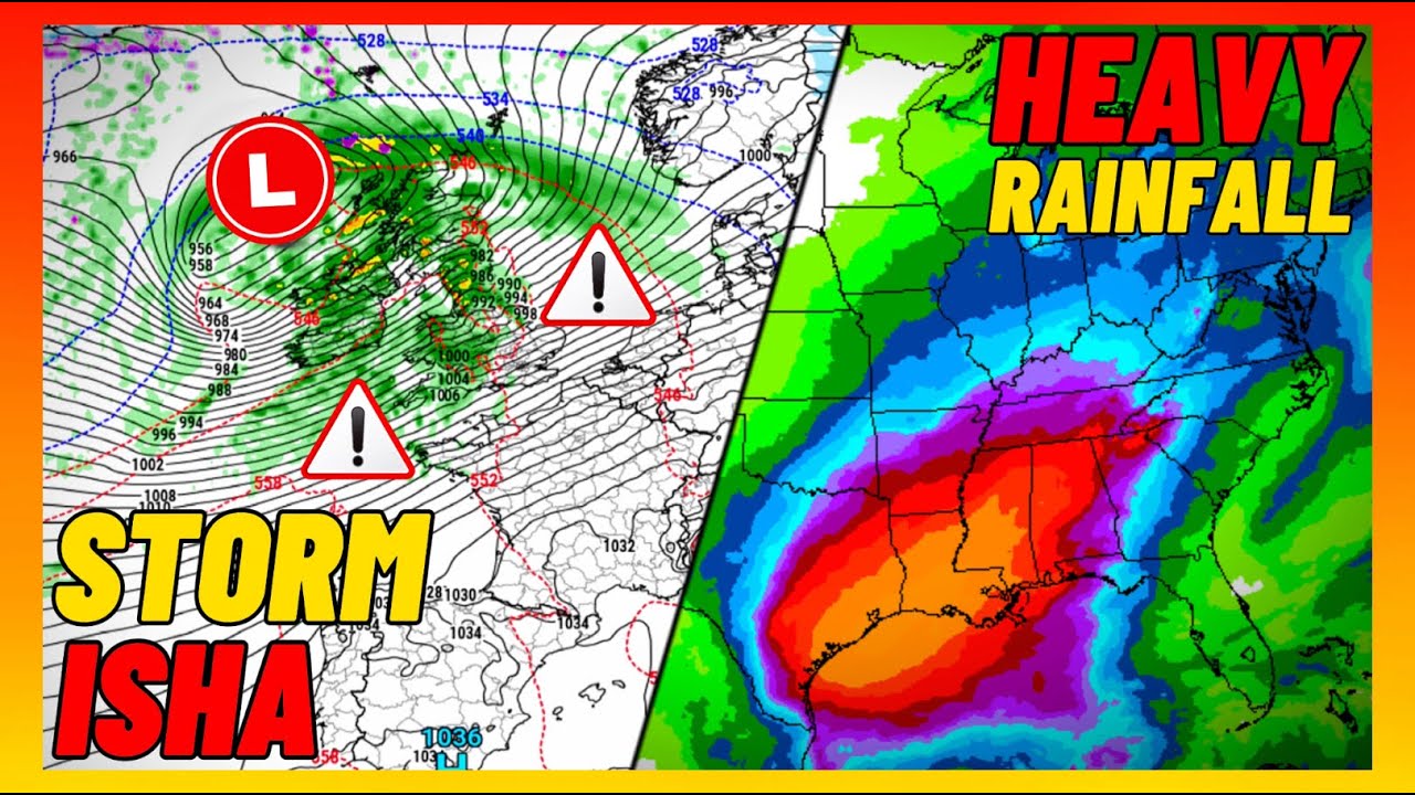 Storm Isha Arrives in Europe with Ferocious Wind… ICE Storm in the U.S ...