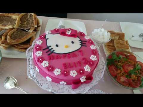 Kolay Çocuk Doğum günü yaş pasta tarifi - Şeker Hamurlu Pasta Tarifi