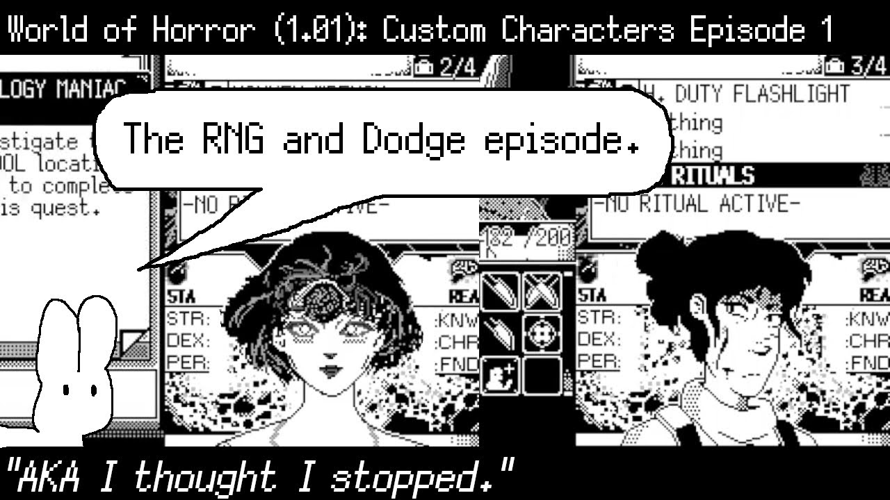 Custom Characters in Ver. 1.01 (Episode 1) - World of Horror - YouTube