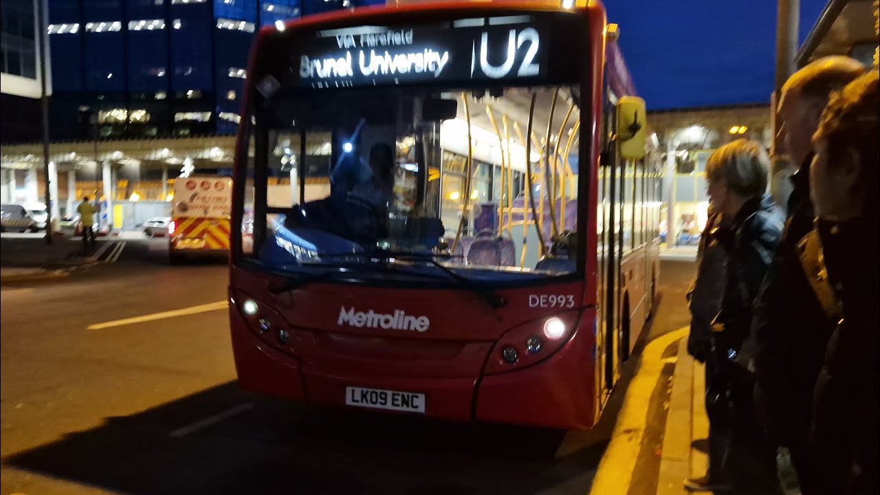 Metroline DE993 LK09ENC Bus Route U2 - YouTube