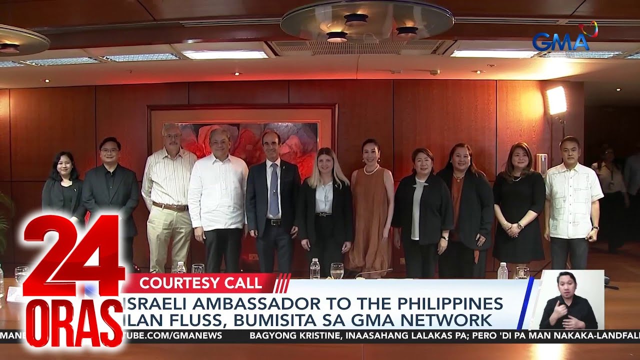 Israeli Ambassador to the Philippines Ilan Fluss, bumisita sa GMA ...