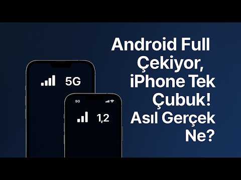 Android Full Çekiyor, iPhone Tek Çubuk! Asıl Gerçek Ne?