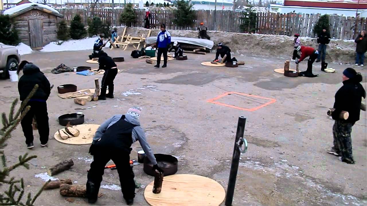 Queen Trapper Tea Boiling, Northern Manitoba Trappers' Festival 2012 at ...