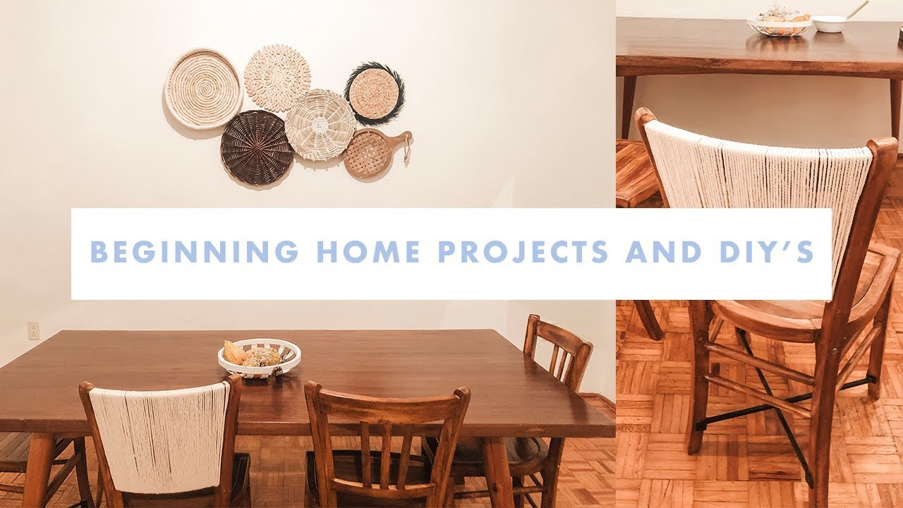 BEGINNING HOME PROJECTS & DIY'S - YouTube