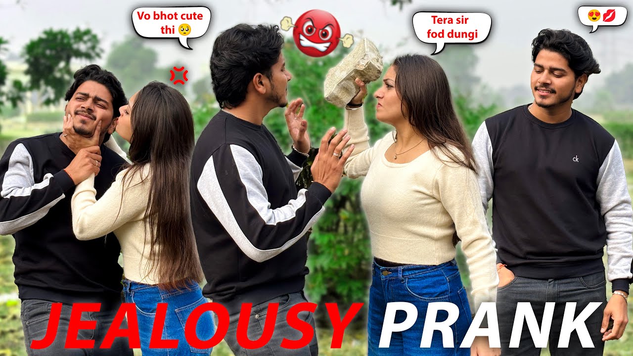 Jealousy prank on Girlfriend || Prank gone wrong 💔😭 || MD Pranks - YouTube