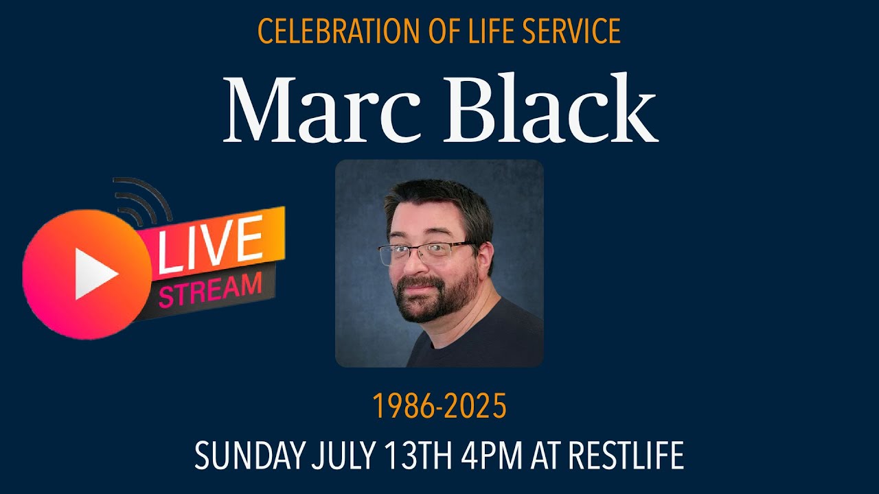 Marc Black's Celebration of Life - LIVESTREAM - YouTube