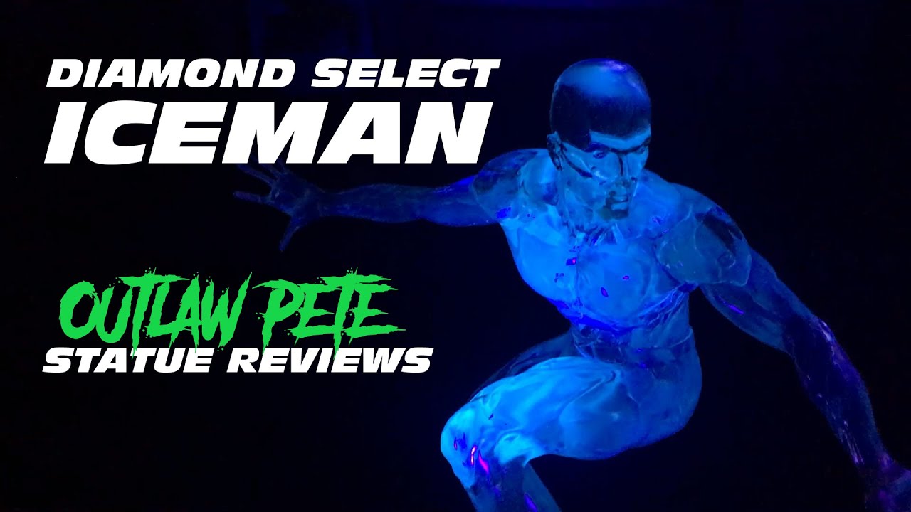 Diamond Select Iceman Statue Review - Outlaw Pete X-Men Reviews - YouTube